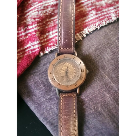 Vintage | Accessories | Exquisite Brown And Gold Tribal Watch | Poshmark